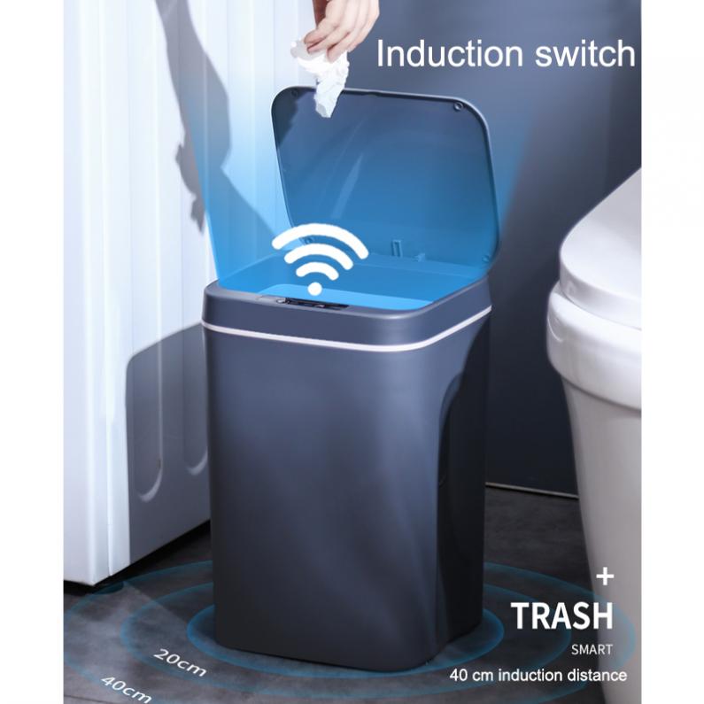 Cheap Gray ABS Chargeable Home Smart Trash Household Intelligent Trash ...
