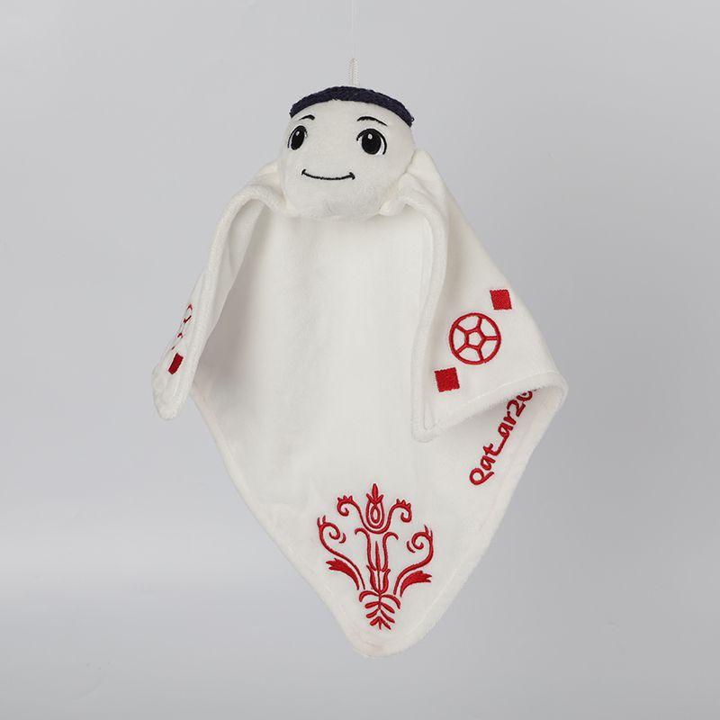 Dünya 30cm Katar 2022 Kupası Beyaz Maskot Laeeb Cape Pelerin Bebek ...