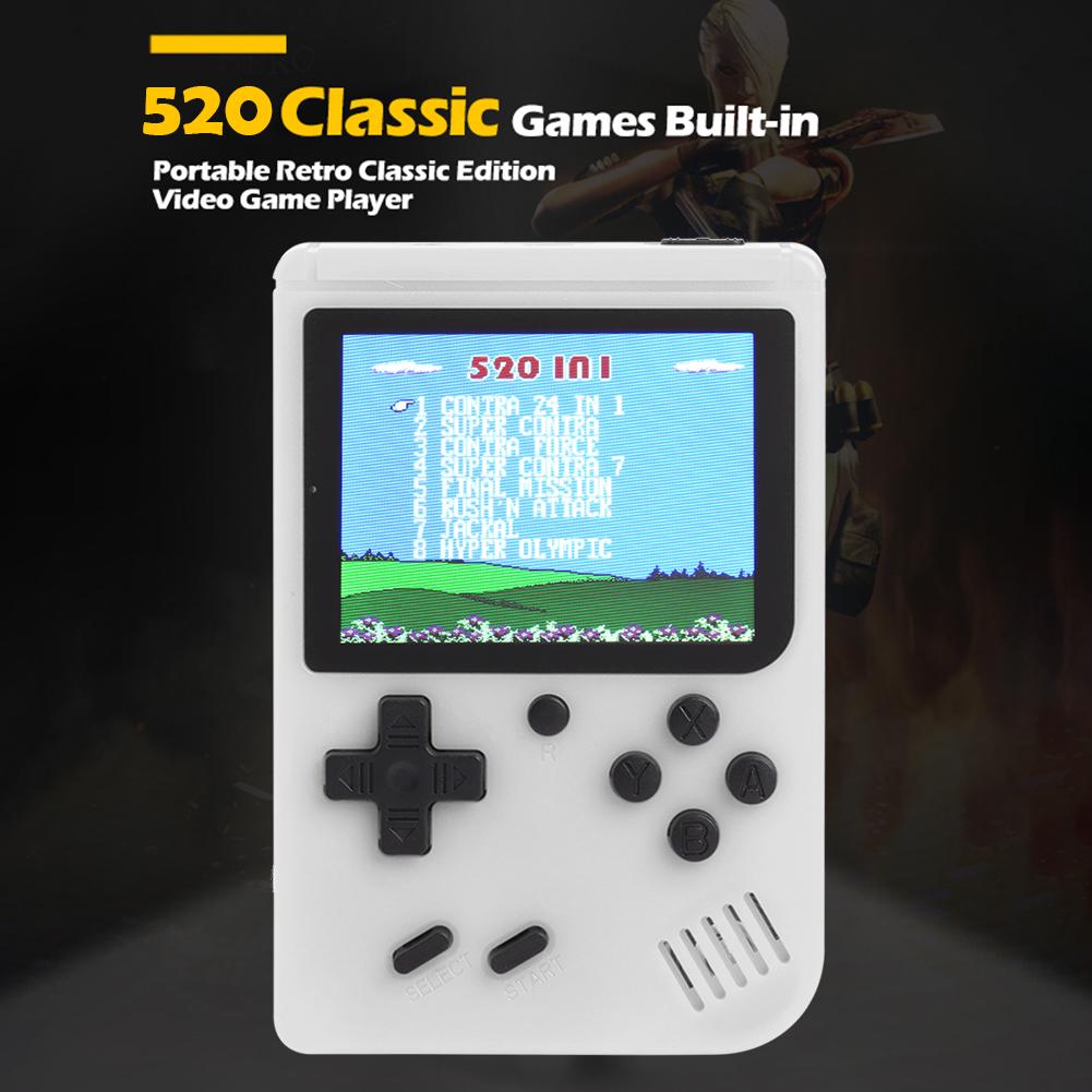Buy Q3 Retro Handheld Game Console 8 Bit Game Player Built-in 520 ...