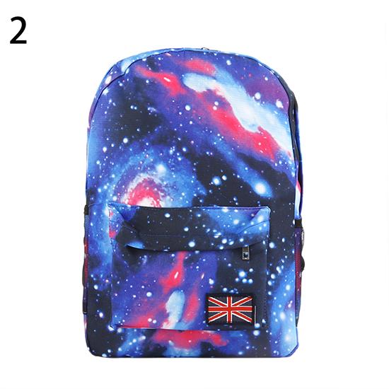 Buy Unisex Galaxy Space Backpack Travel Rucksack Canvas Book Storage ...