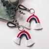 Weaving Rainbow Keychains Women Boho Handmade Key Holder Keyring ...