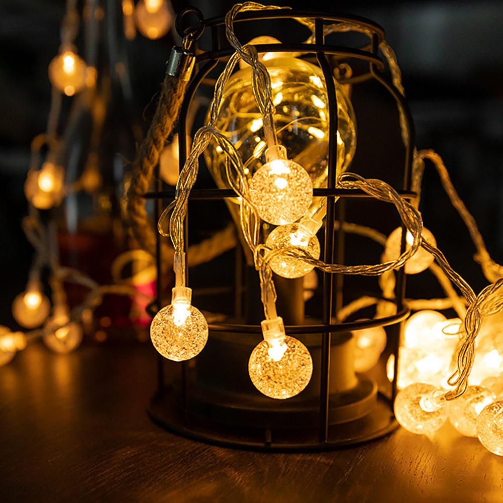 Buy 10m Camping LED Light String USB Hanging Decor Lights (Bubble Warm ...