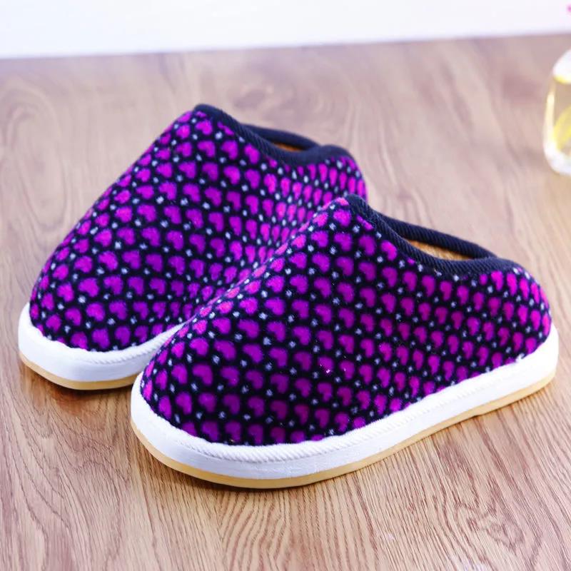 Buy Handmade Beef Tendon Bottom Ladies Cotton Slippers Home Warm Shoes ...