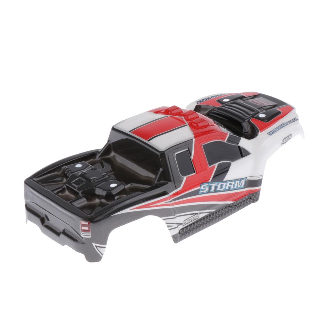 Buy RC Body Shell 1/18 Scale 4WD Car Parts Accessories 18301 Red ...