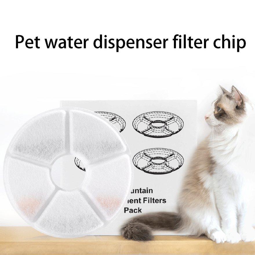 Buy DWTD Replaced Activated Carbon Round Filter For Cat Water Drinking ...