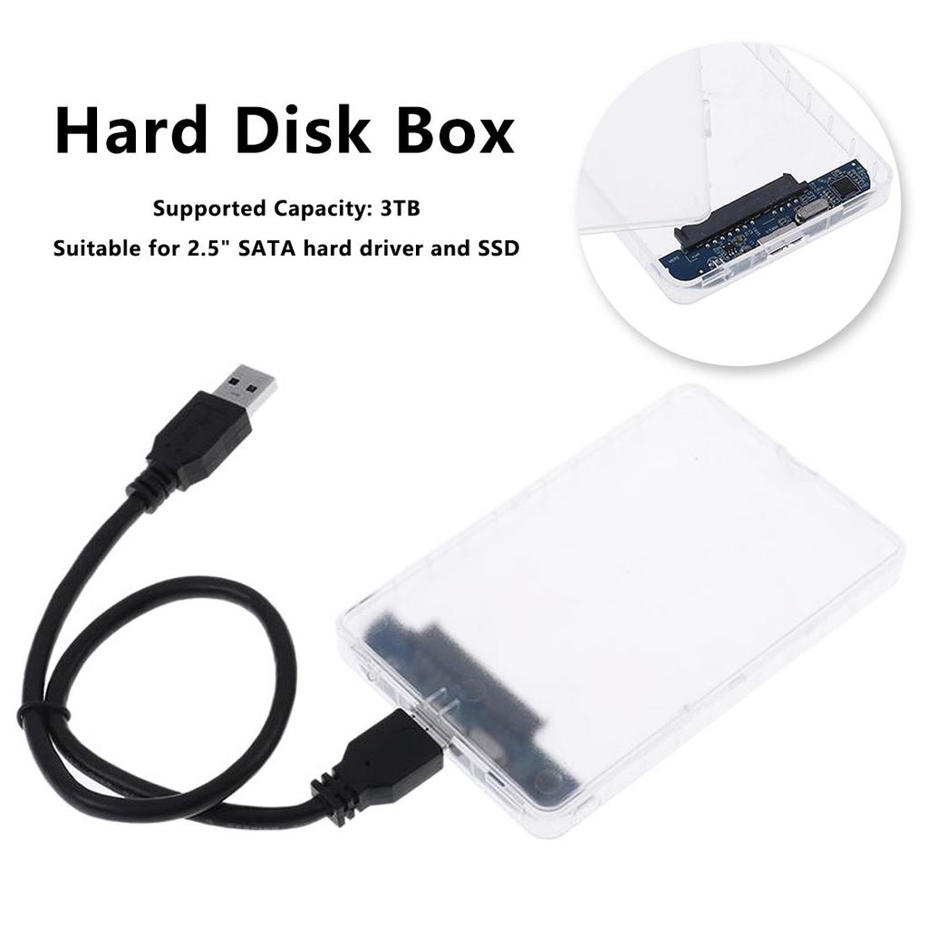 Buy 2.5" SATA USB 3.0 HDD Enclosure Hard Drive External Laptop Mobile ...