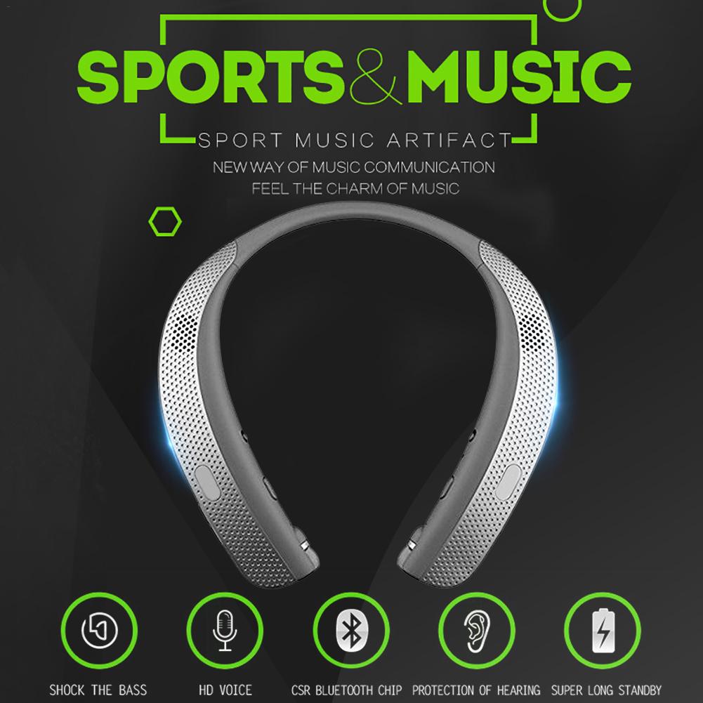 Bluetooth Headphones Lightweight Stereo Neckband Wireless Headset ...