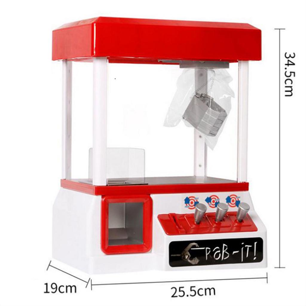 Buy Mini Prize Claw Toy Grabber Machine Electronic Arcade Game for Kids ...