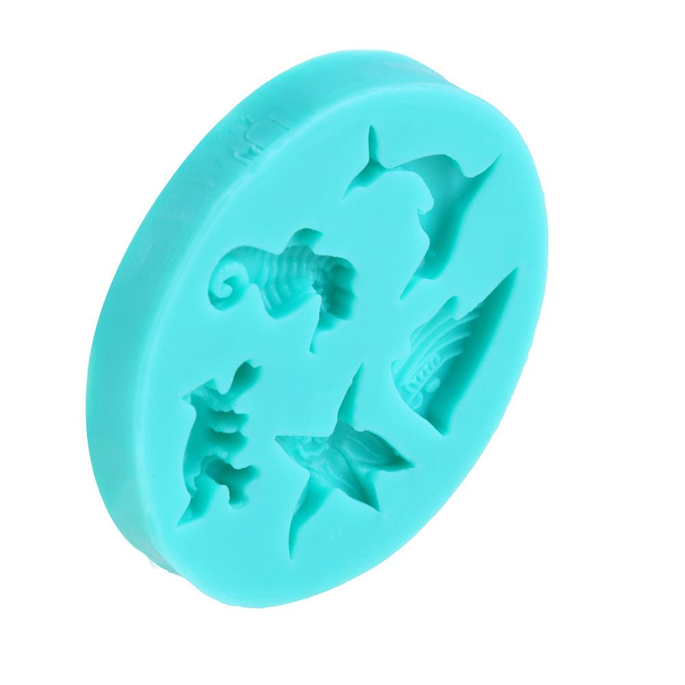 Marine Animal Shape Silicone Cake Mold Jelly Chocolate Pastry Baking ...