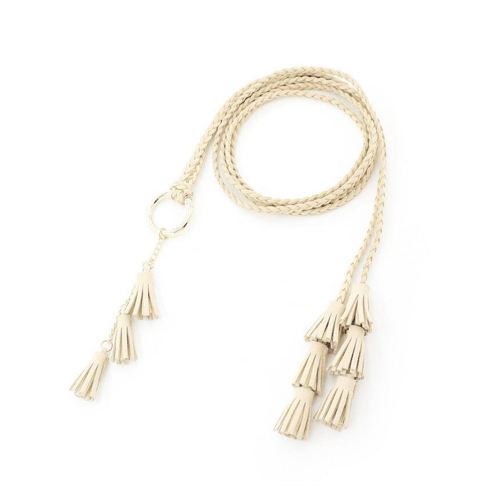 Boho Girls Thin Waist Rope Fashion Women Color Braided For Dress Belt ...