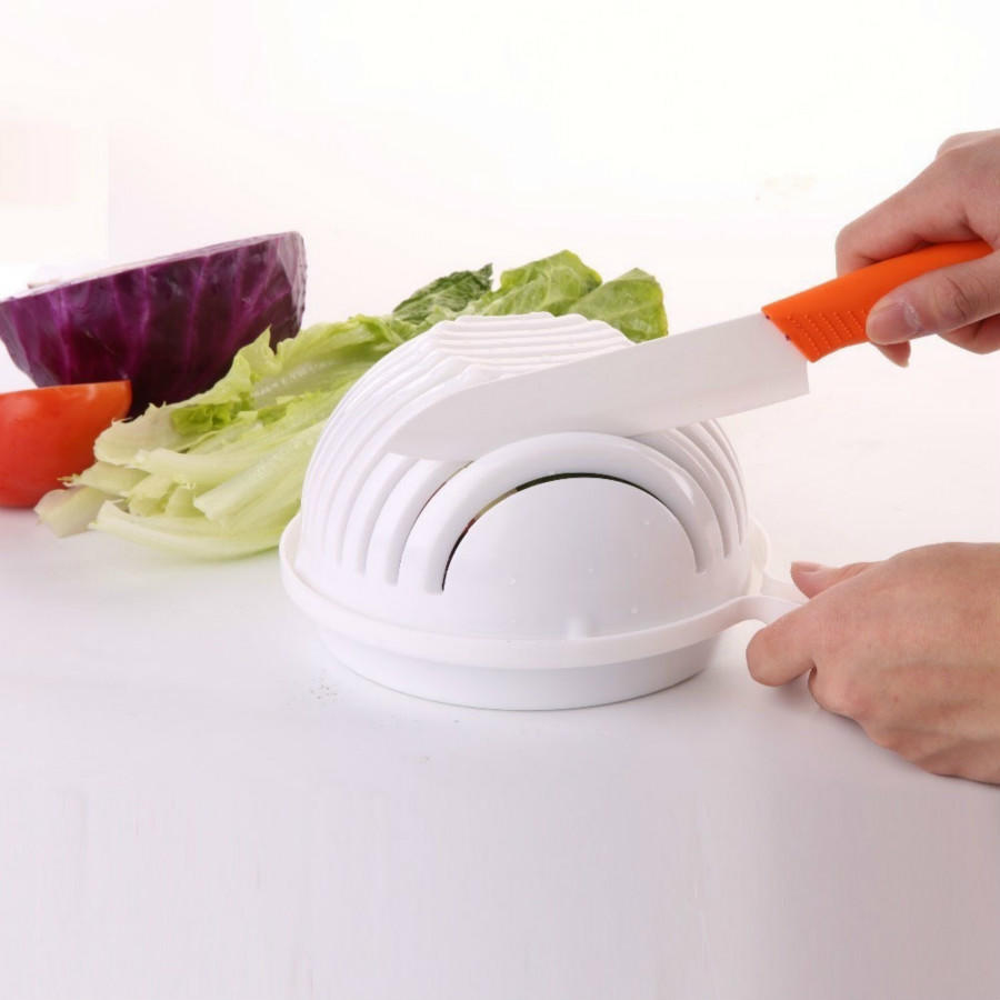 💰Comprar Seconds Salad Maker Cutter Bowl Easy Fruit Vegetable Salad ...
