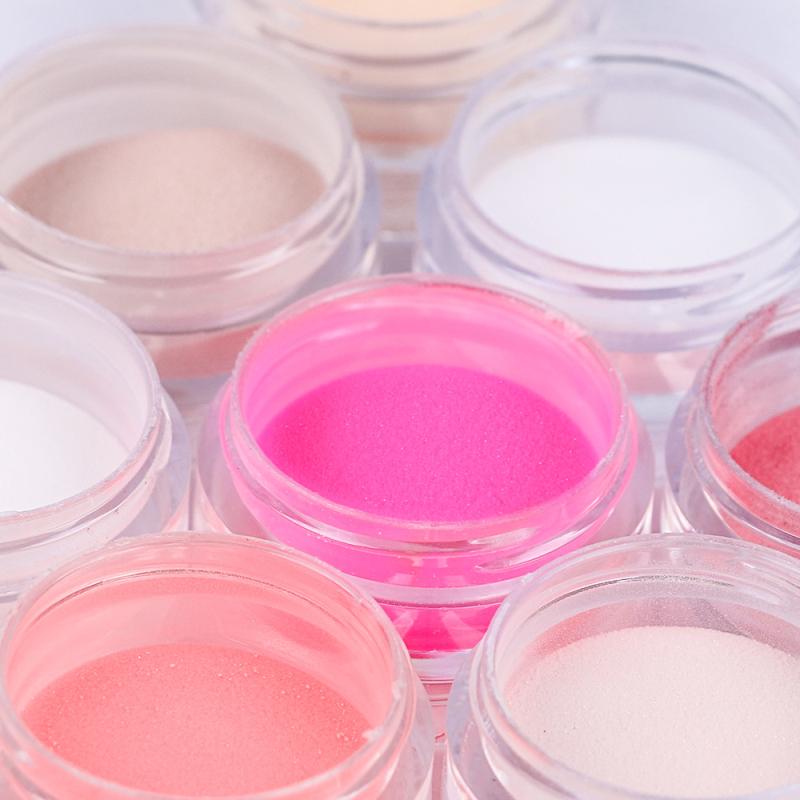 Buy 6PCS Nail Art Crystal Powder Carved Crystal Nail Crystal Liquid ...