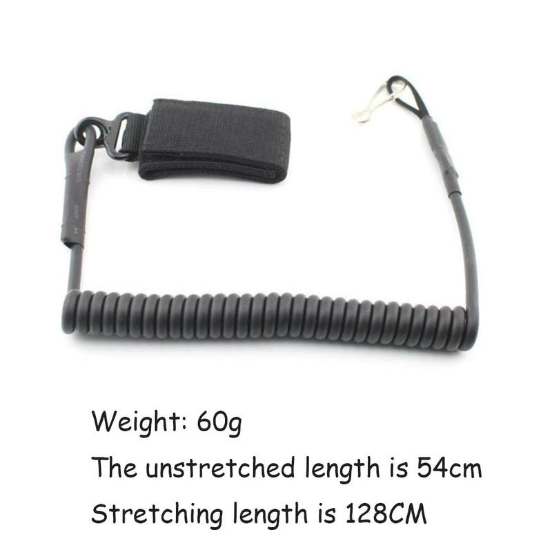 Coil sling rope lanyard Molle elastic tool belt backpack military ...