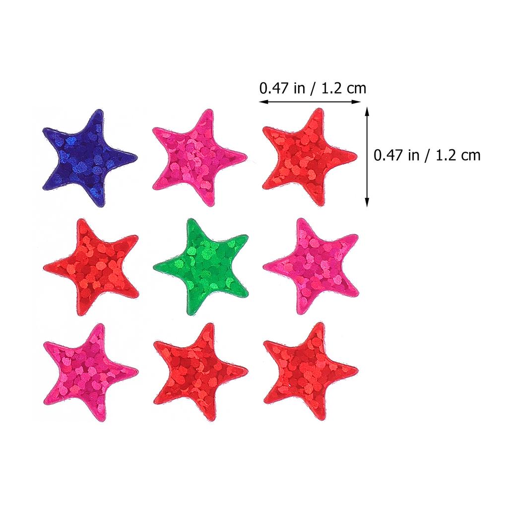Buy 100 Sheets Star Shape Reward Sticker Adorable Scrapbook Diary ...