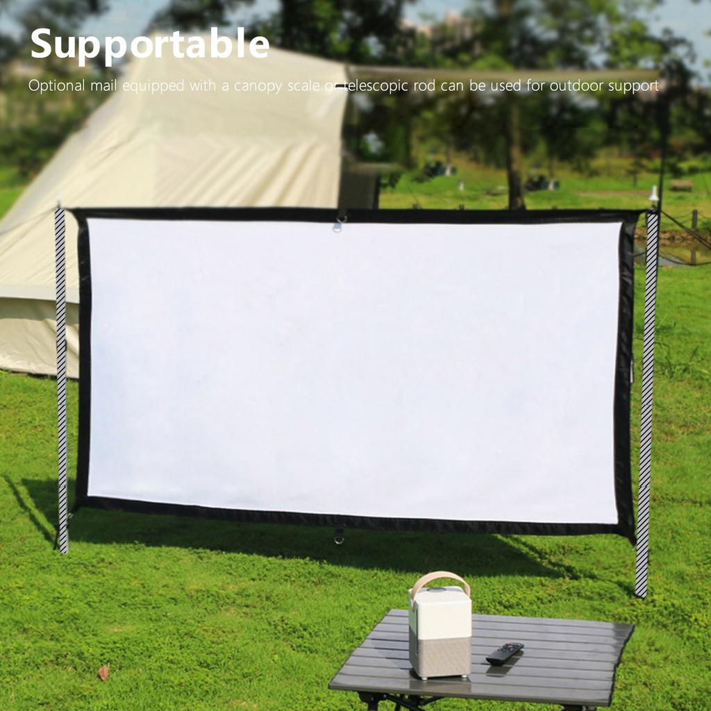 Cheap Projector Screen 130 /110 Inch, Movie Projector Screen 16:9 ...