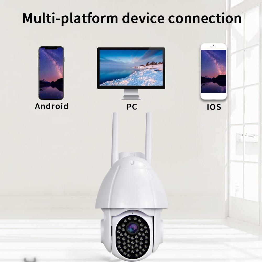 Buy IP Camera HD 1080P 47LEDs PTZ WIFI Waterproof Auto Tracking Motion ...