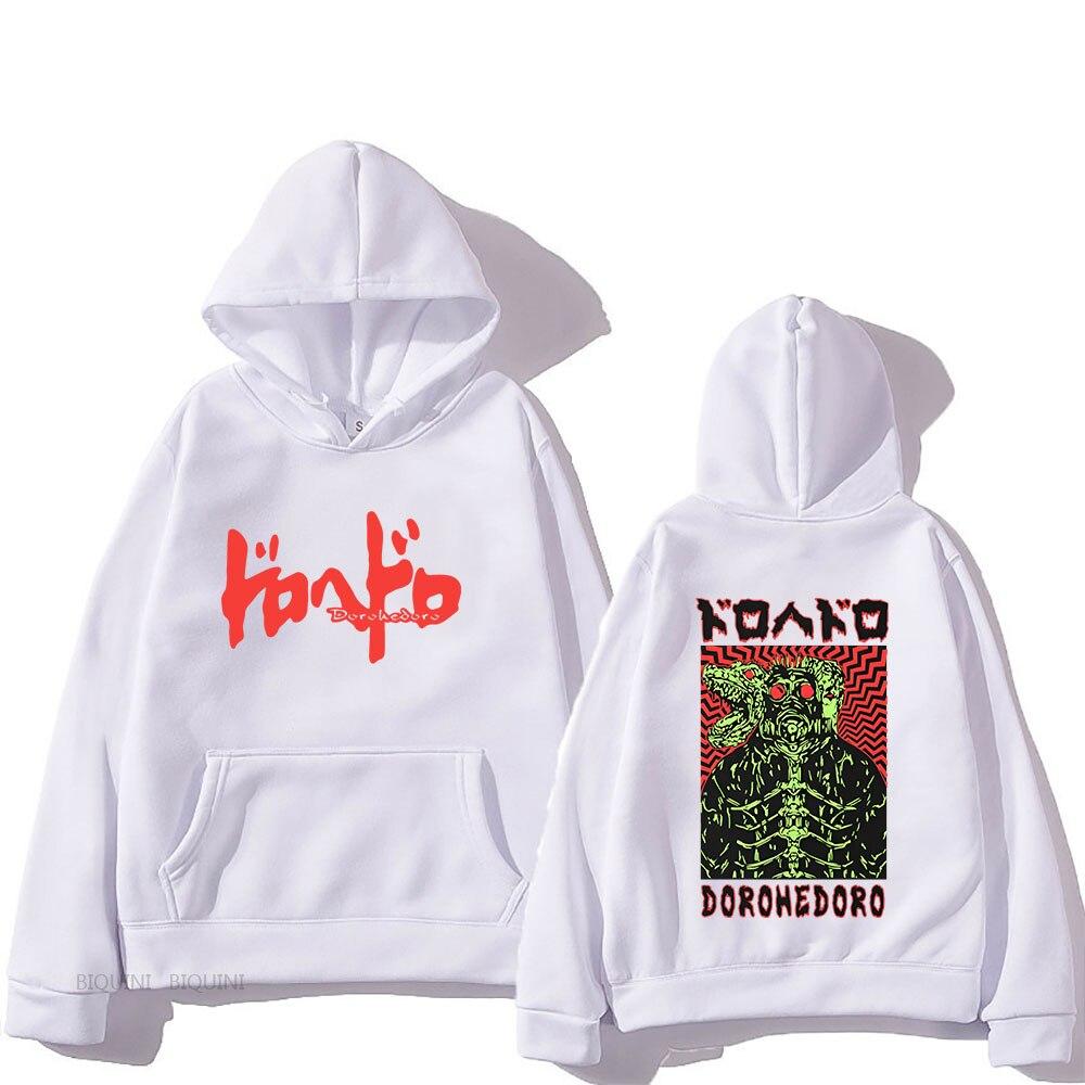 Satın alın Anime Dorohedoro Kaiman Hoodies Mens Double Side Print Long ...
