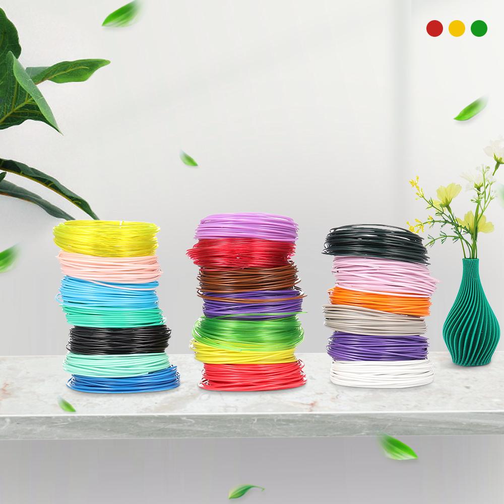 Buy PLA PCL 3D Painting Pen Colorful Filament 50m 100m 150m 1.75mm Non ...