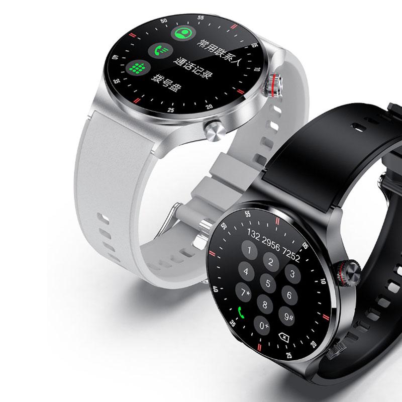 Buy HK Smartwatch ECG+PPG Business Bluetooth Talking Stainless Steel ...