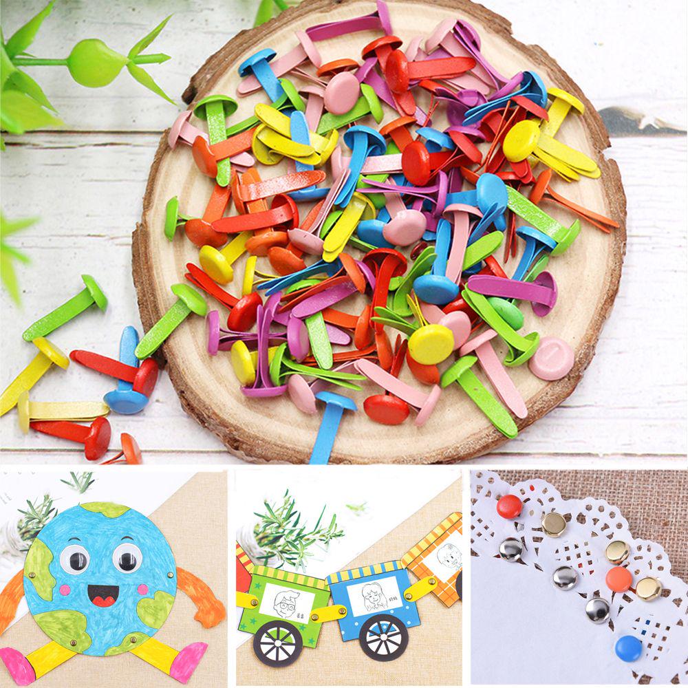 Embellishment Scrapbooking Tool Round Shape Card Fasteners Push Pins ...