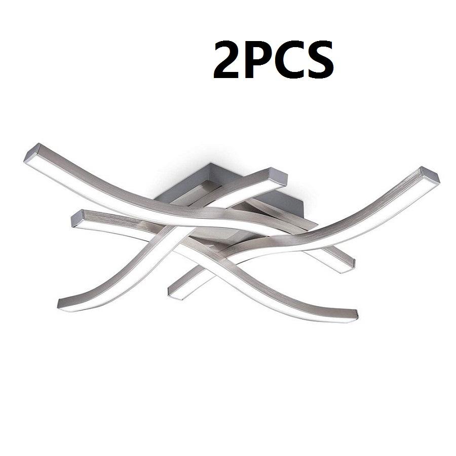 Cheap Four-Pronged Wave Led Ceiling Light Modern Ceiling Lighting ...