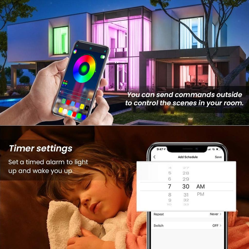 Buy LED Strip Light RGB 5050 SMD 2835 Flexible Ribbon fita led light ...