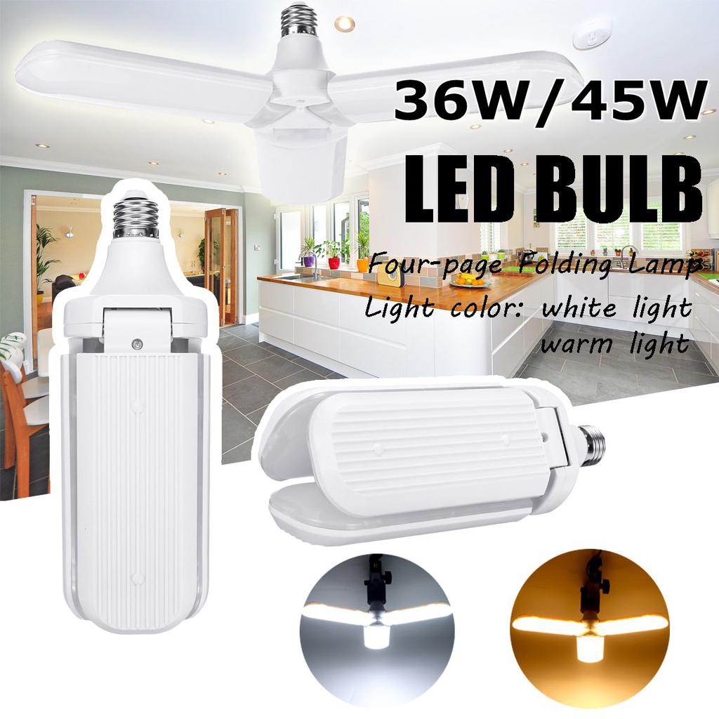 Buy 45W/36W LED Portable Collapsible Three-leaf Bulb Light High ...