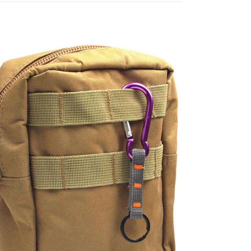 Buy 1pc Multifunction Carabiners Outdoor Tool Key Chain Aluminum Alloy ...