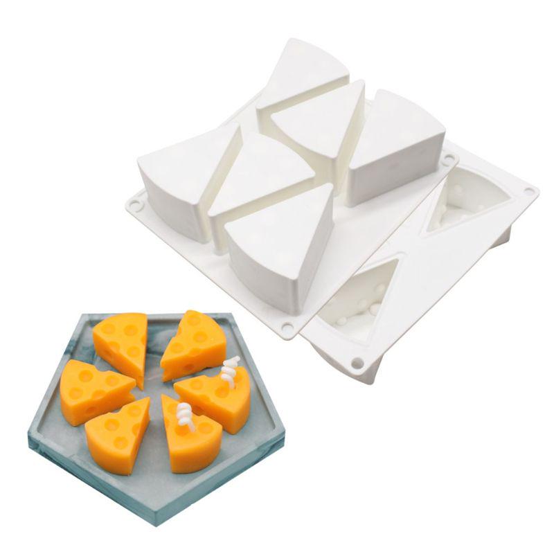 Buy Cheese Shaped Cake Mold For Baking Dessert Ring Art Mousse Silicone ...