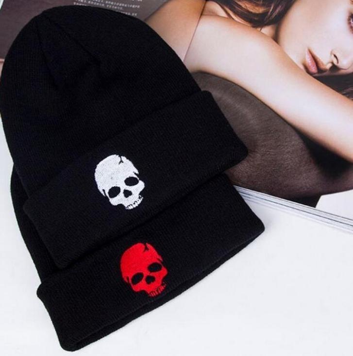Buy Winter Fashion Punk Skeleton Skulls Cap Men Casual Skull Hip-Hop ...