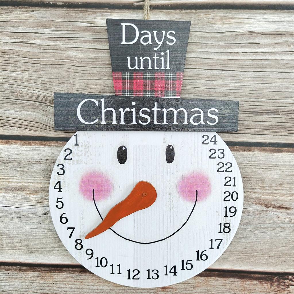 Cheap Christmas Wall Décor Decorative Hanging, Snowman Countdown ...