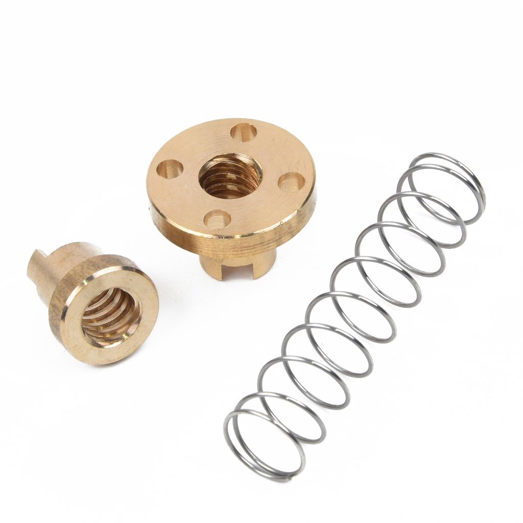 Buy T8 Anti Backlash Spring Loaded Nut For 8mm Threaded Rod Lead Screws ...