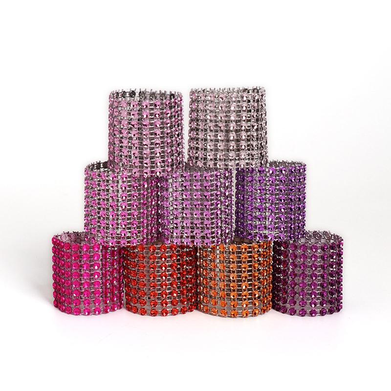 Buy 10PC Hotel Set Up 8 Rows of Net Buckle Celebration Wedding Supplies ...