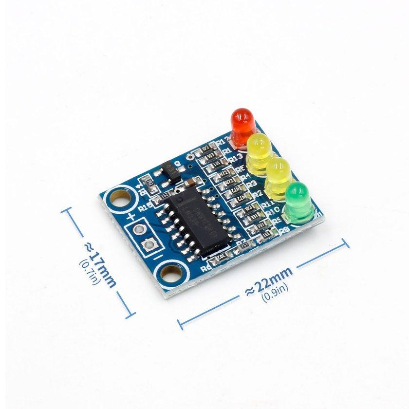 Buy 12V Battery 4 Segments 4-digit Battery Indicator Module Onboard 4 ...