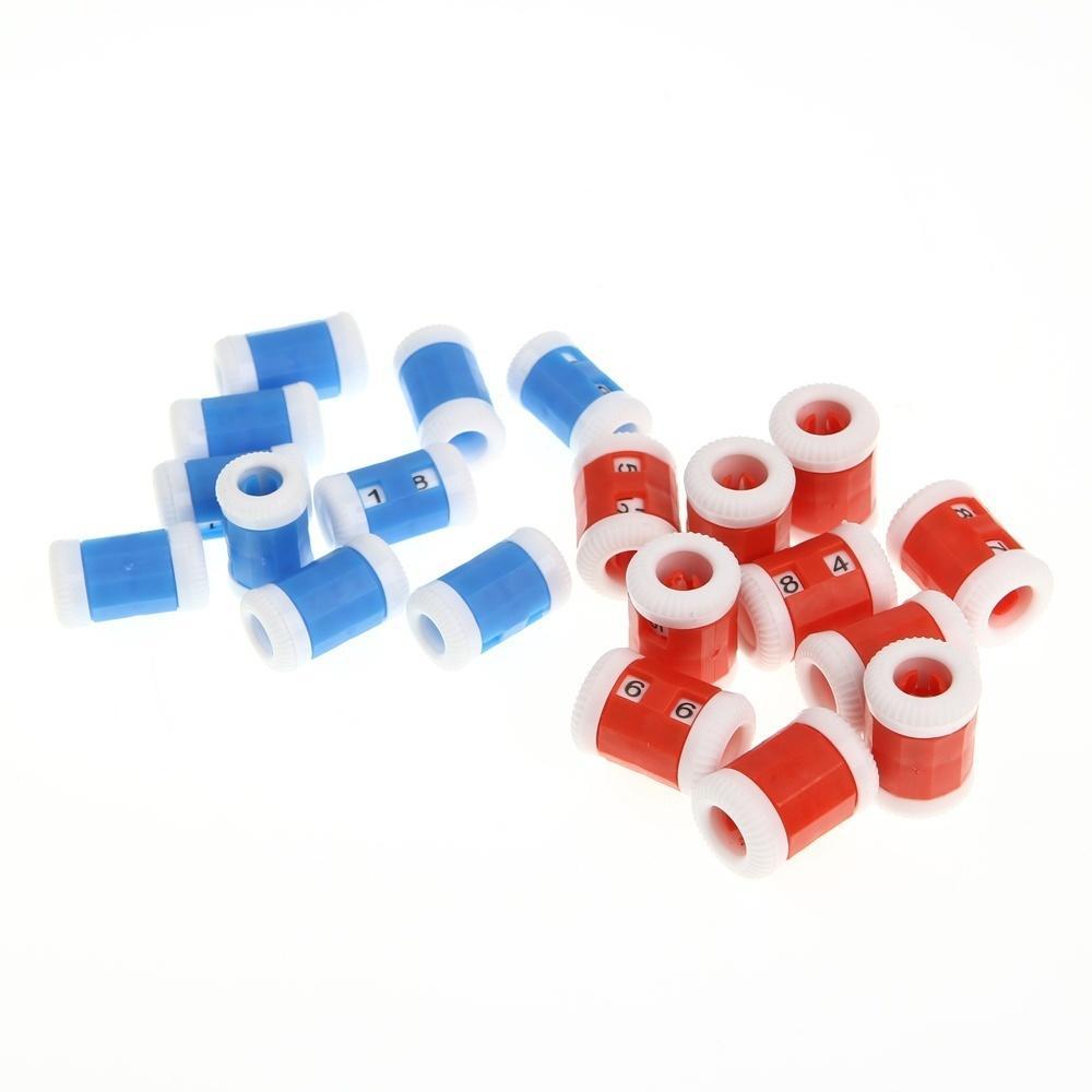 Buy 2/20x Plastic Row Counters 2-Sizes Stitches Knitting Counting ...