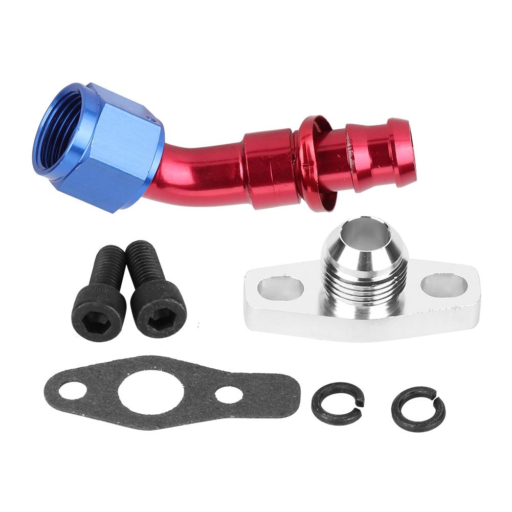 Buy Aluminium Alloy Turbo Oil Drain Flange Fit for GT Ball Bearing 45 ...