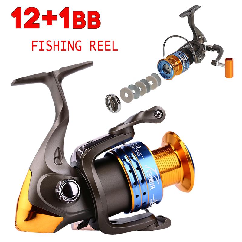 Buy Rotating Reel 9+1BB5.2:1 Gear Ratio Metal Sea Fishing Fishing ...