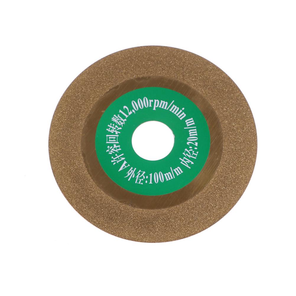 Buy 100Mm 4" Titanium Coated Diamond Cutting Disc for Grinder Rotary ...