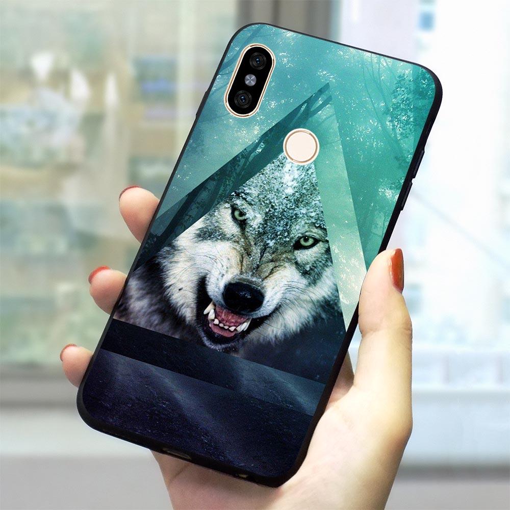 Cheap Phone Case for Xiaomi Mi 8se Cover Animal Tiger Soft Silicone TPU ...