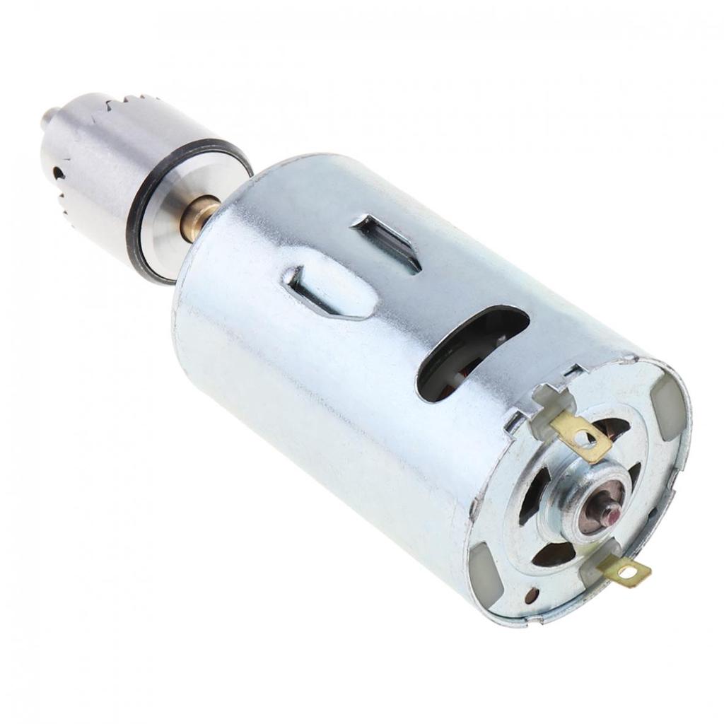DC 12V-36V Mini 555 Motor Hand Drill with Ball Bearing Big Power and 0. ...