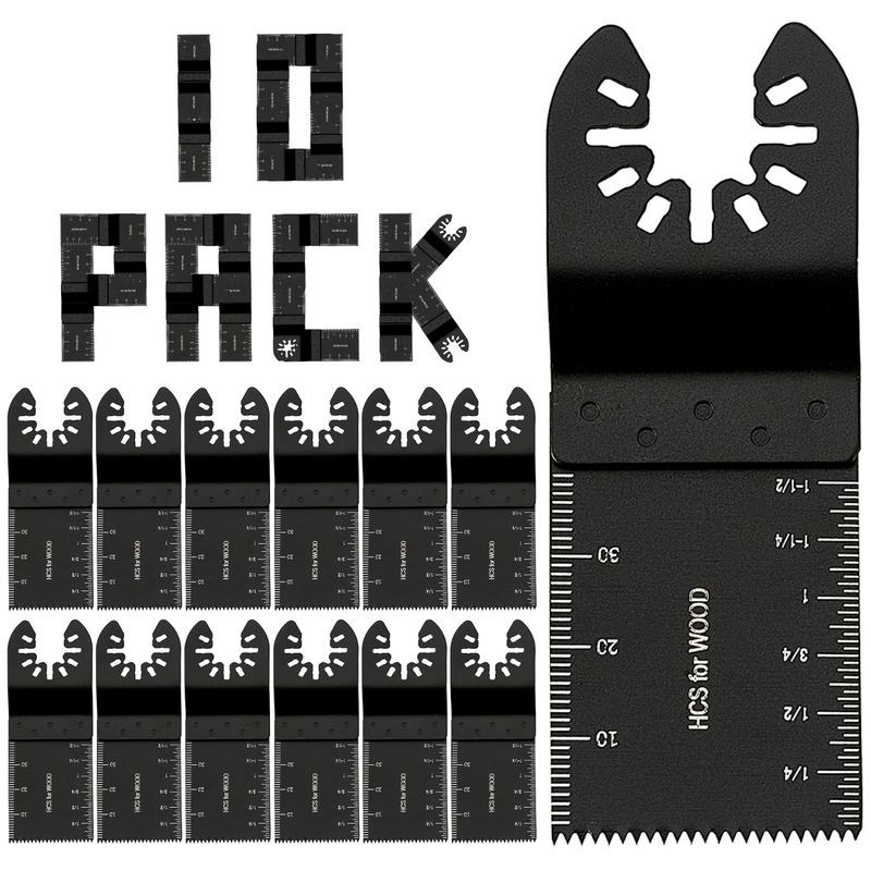 Buy 10PCS 35MM Oscillating Saw Blade Multi Tool Straight Scale ...