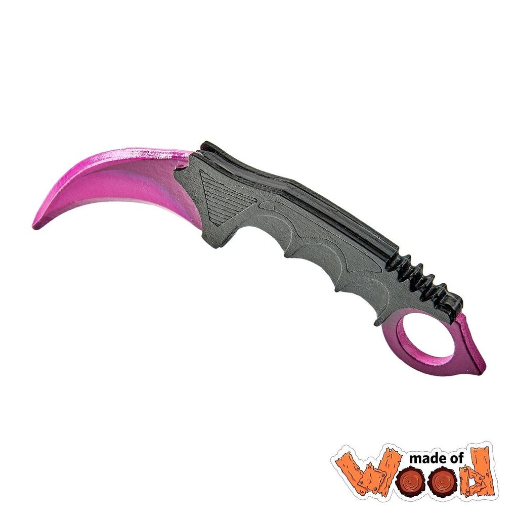 Cheap CS2 CS:GO Wooden knife Karambit Pink Splash, Maskbro, wooden ...
