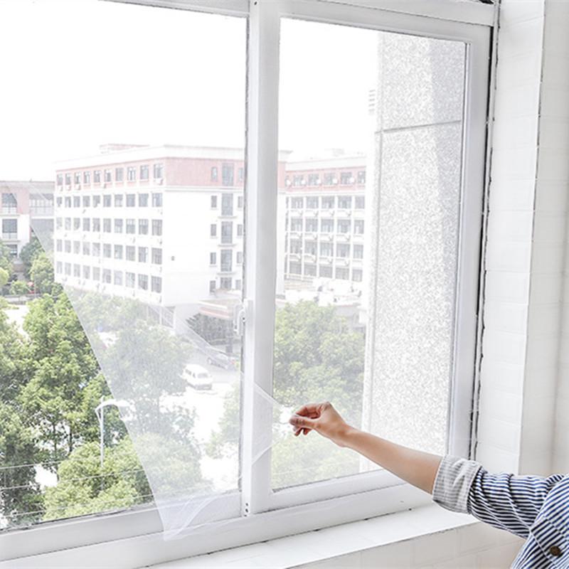 Buy DIY Anti Insect Mosquito Protector Mesh Self-adhesive Hook And Loop ...