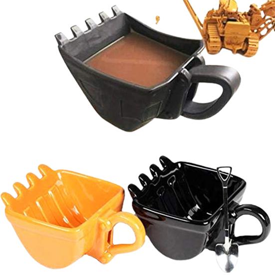 Cheap ZXW 330ML Excavator Bucket Mold Coffee Mug Water Bucket Cup Tea ...