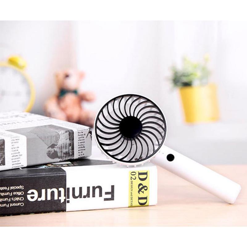 Buy New Creative Rotating USB Handheld Mini Charging Fan Silent Summer ...