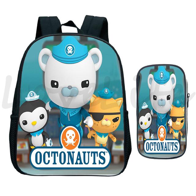 Kaufe 2Pcs/Sets The Octonauts Backpack Toddler Kindergarten Bags Kids ...