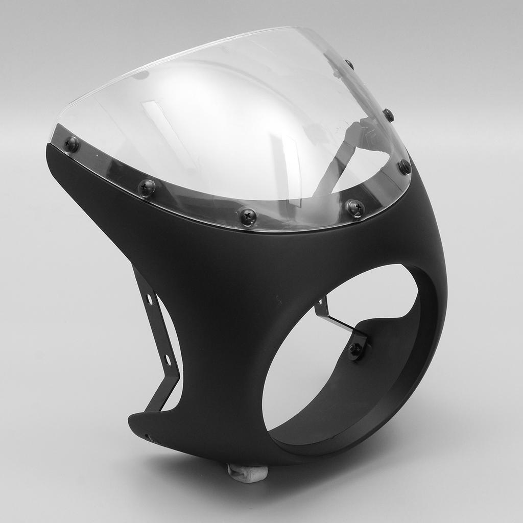 7inch Universal Motorcycle Headlight Handlebar Fairing Retro Cafe Racer ...
