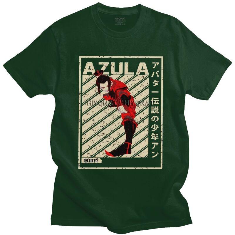 Retro Art Avatar The Last Airbender Azula T Shirt Men Short Sleeved ...
