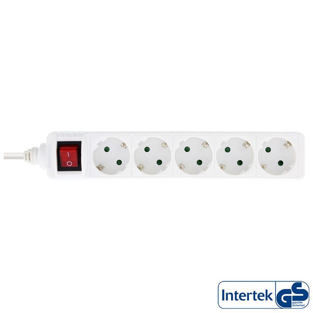 Buy German InLine® Type F Power Strip 5 Port with Switch + Child Lock ...
