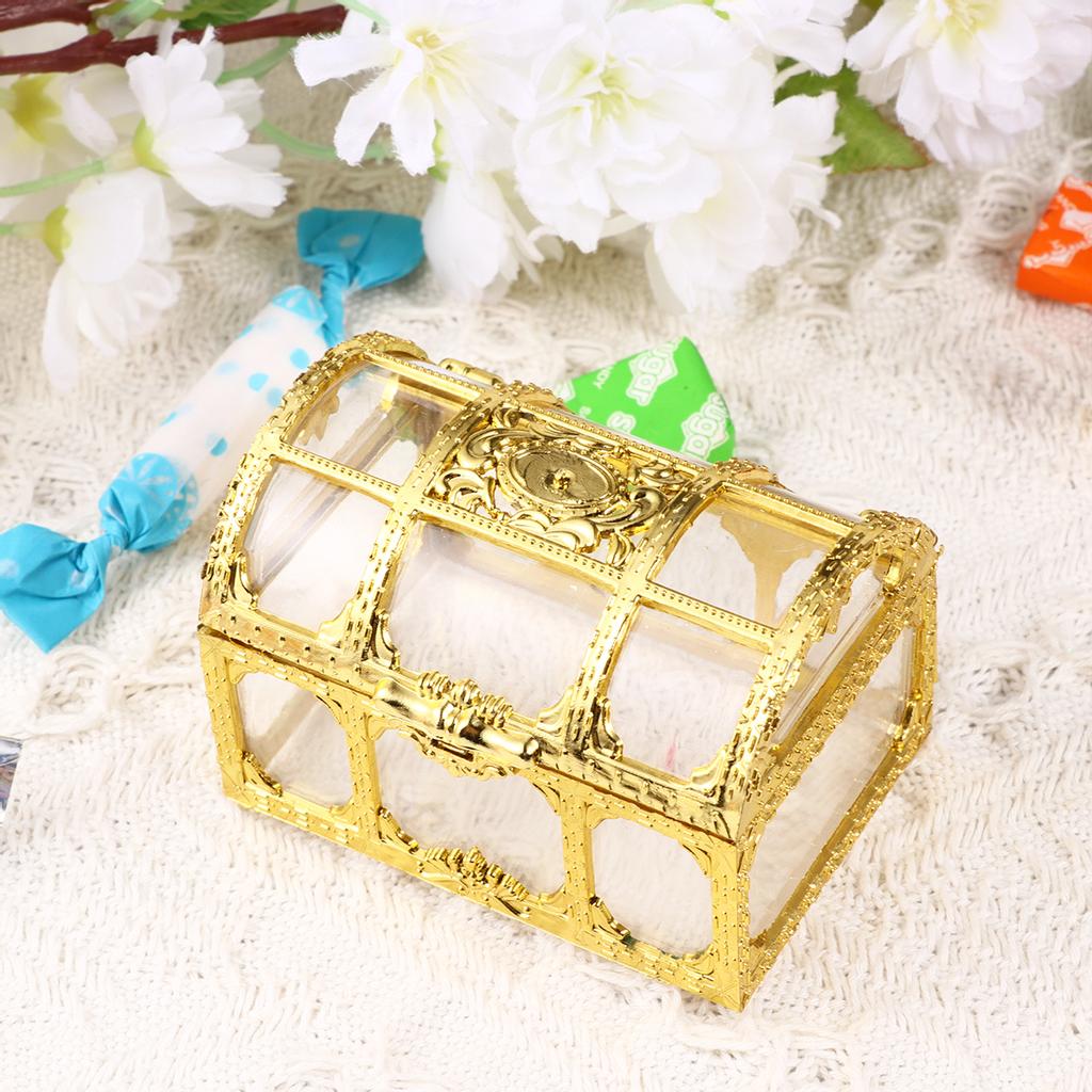Buy 10pcs Creative Candy Box Treasure Chest Shape Sugar Containers ...